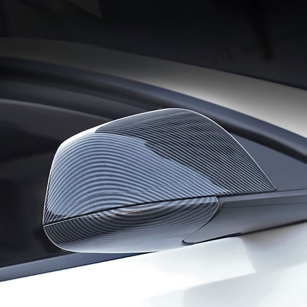 Tesla Model Y Rear View Mirror Trim Covers - EVTROVE