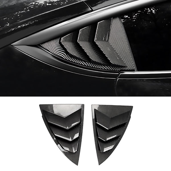 Tesla Model Y Side Window Louver Covers - EVTROVE